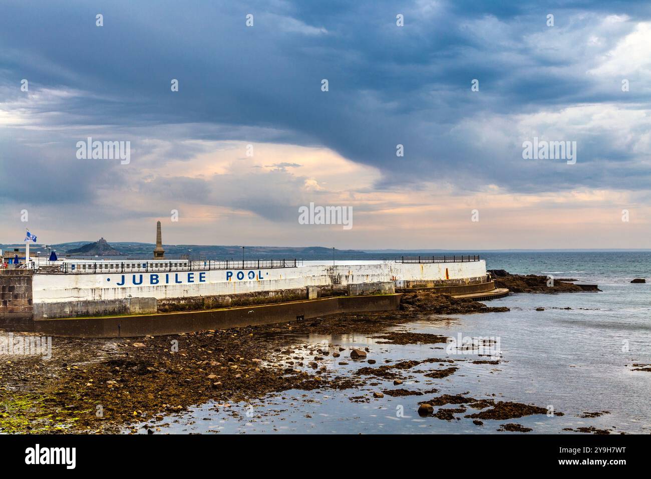 1930s art deco lido Jubilee Pool overlooking Mount’s Bay, Penzance ...