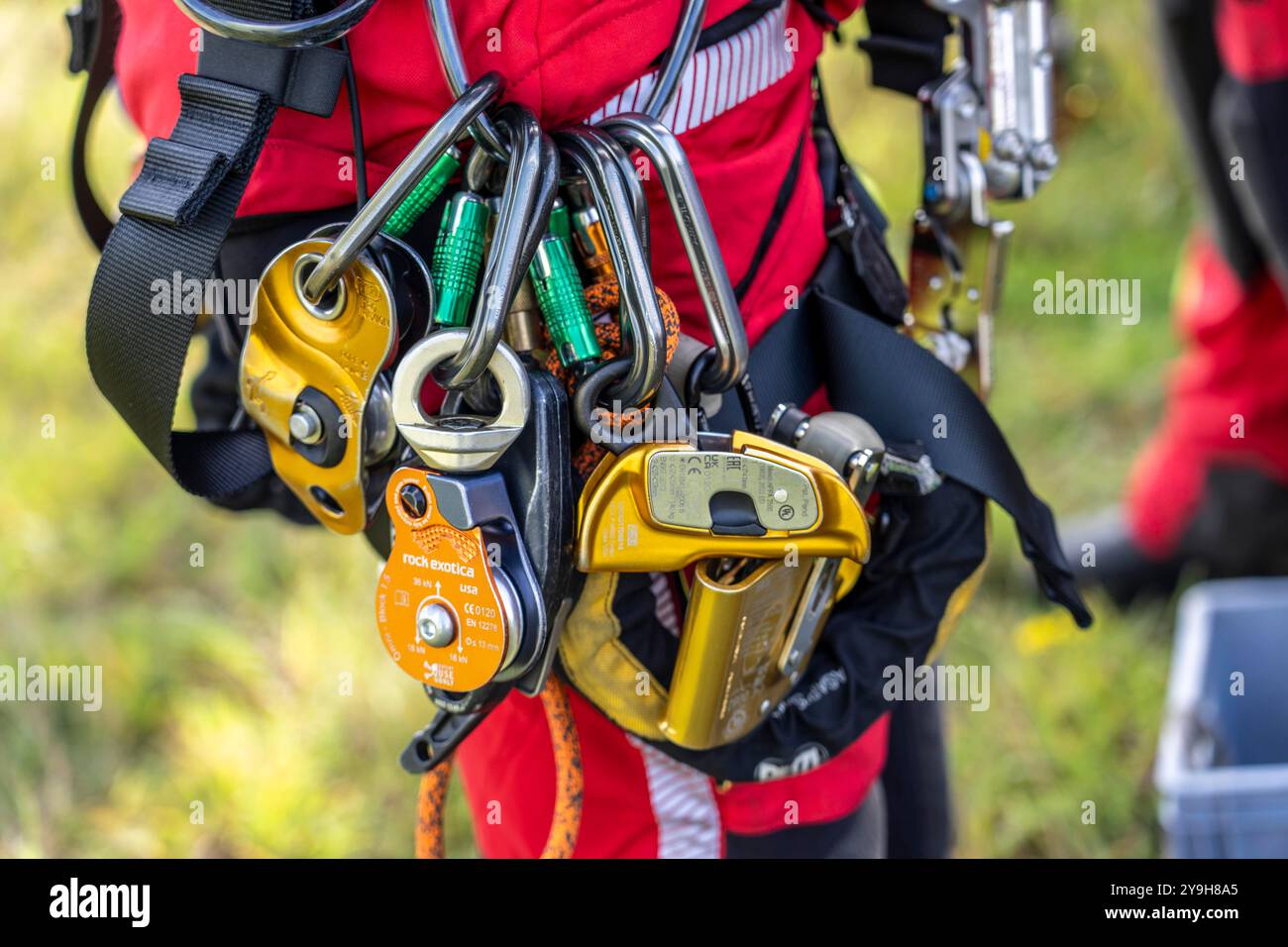 Equipment of the height rescuers of the Gelsenkirchen professional fire ...
