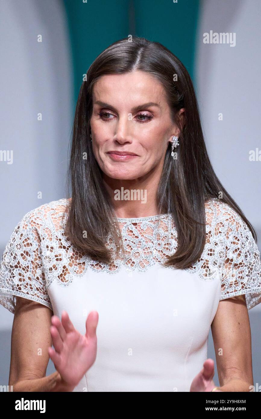 Madrid. Spain. 20241010, Queen Letizia of Spain attends the delivery of the National Culture ...