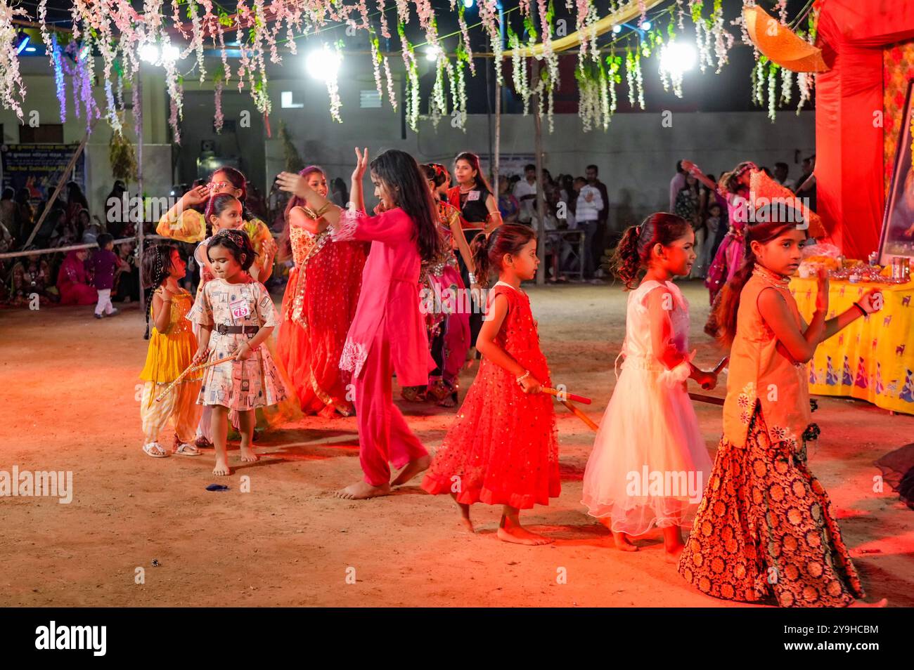 Navratri celebrations in gujarat hi-res stock photography and images ...