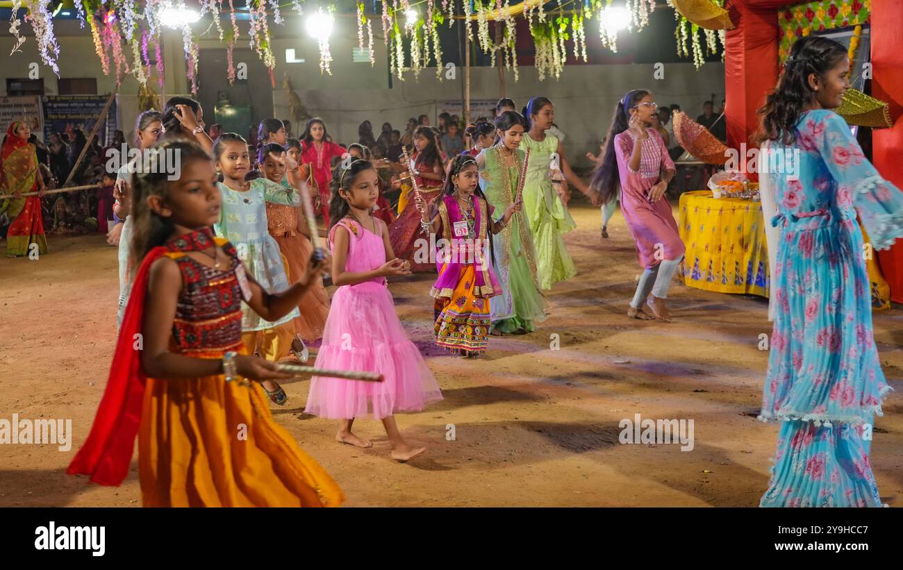 Navratri celebrations in gujarat hi-res stock photography and images ...