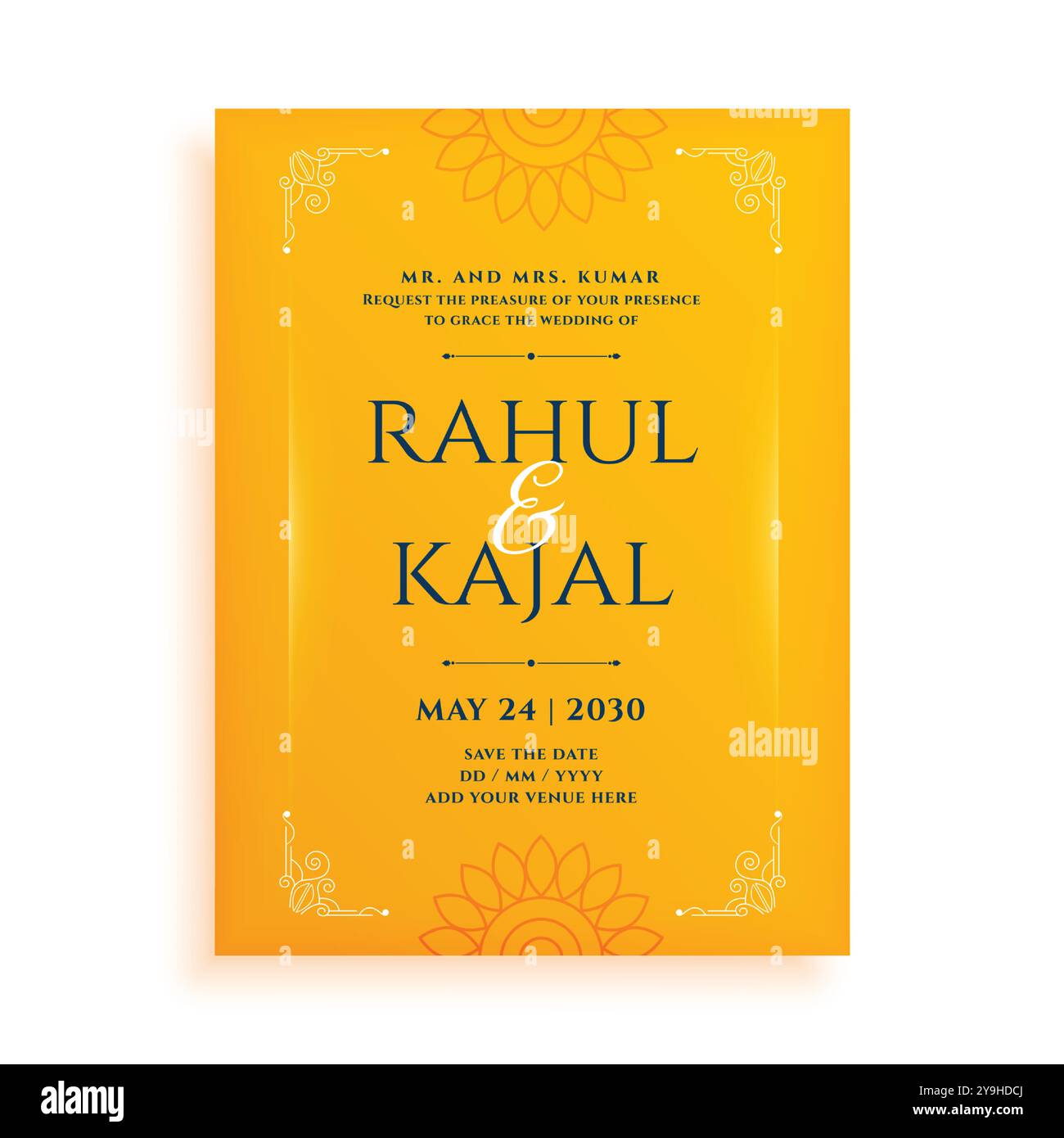 indian wedding invitation card celebrate the big day with hindu ...