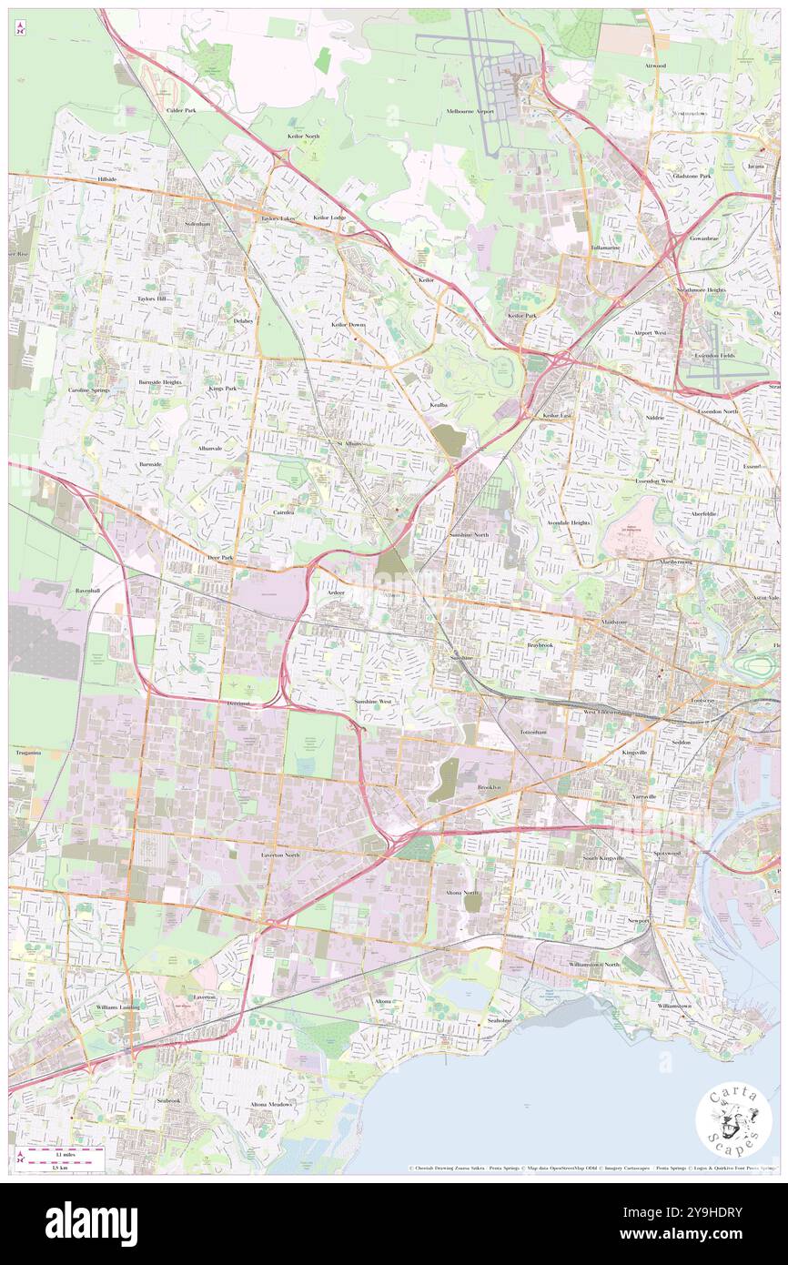 Map of brimbank hi-res stock photography and images - Alamy