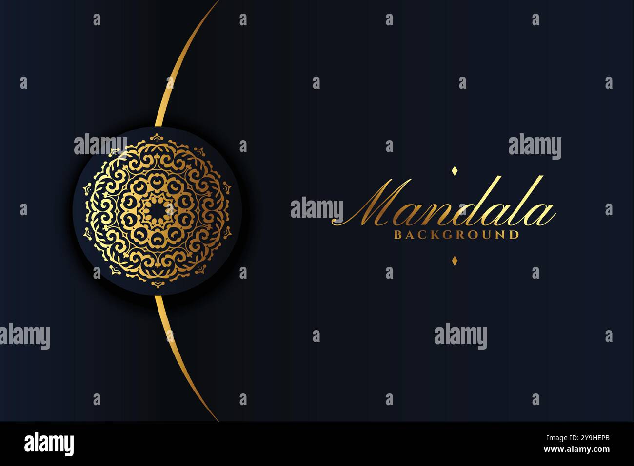 traditional mandala pattern background with floral motifs design vector ...