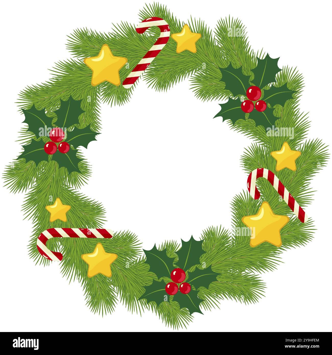 Canes needles Stock Vector Images - Alamy