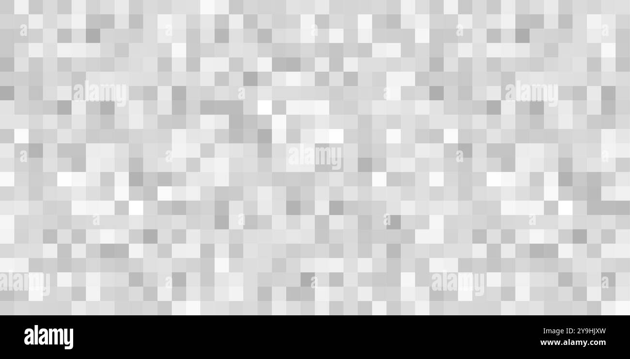 Abstract background with blurry pixel color censorship element ...