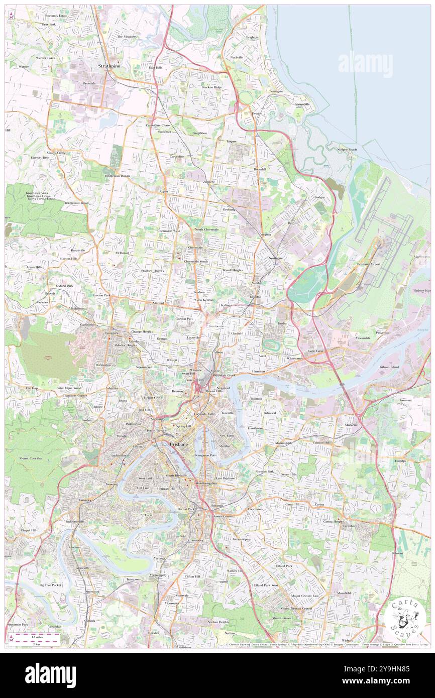 Wooloowin, Brisbane, AU, Australia, Queensland, S 27 25' 20'', N 153 2 ...