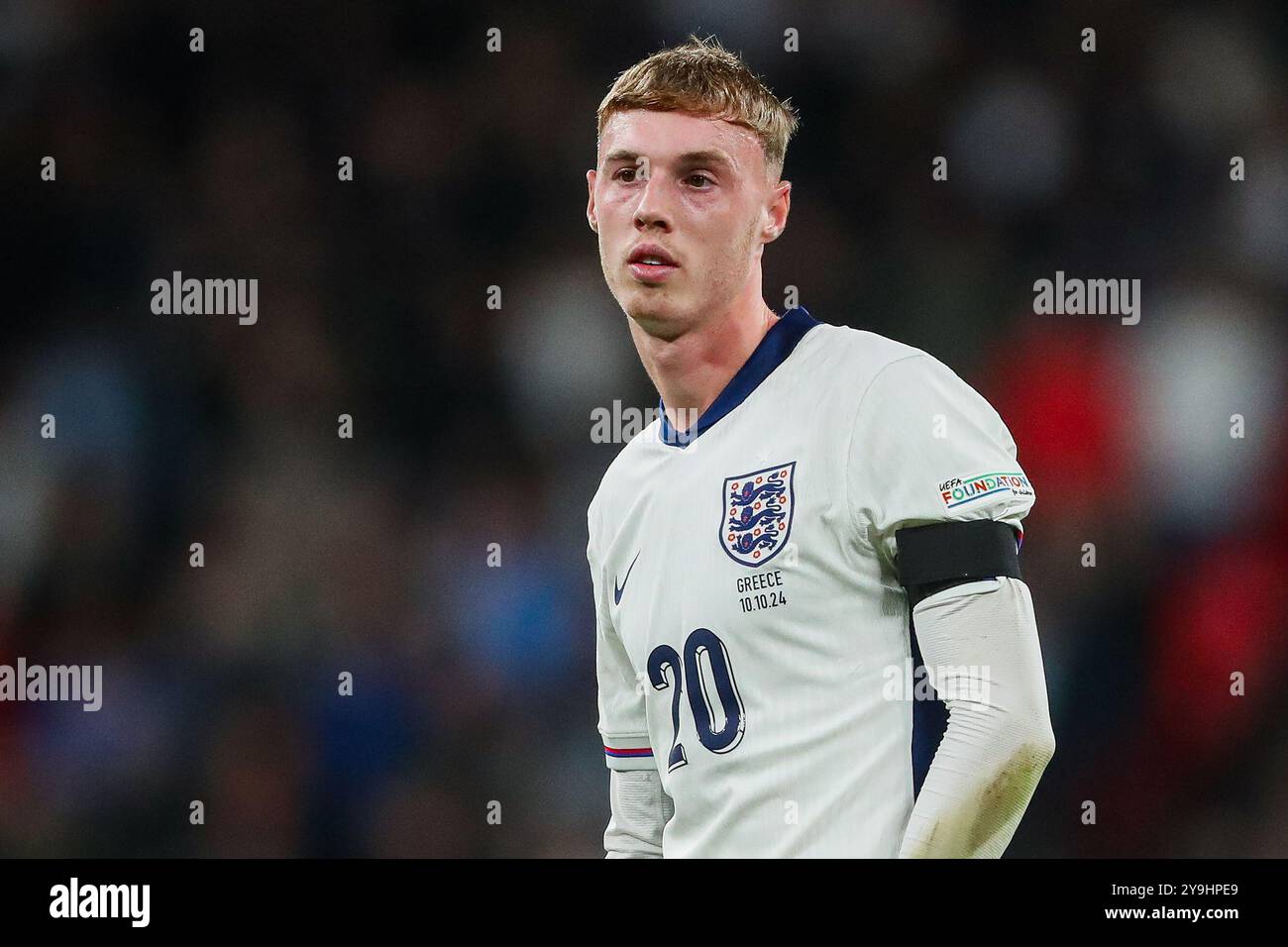Cole Palmer of England looks on during the UEFA Nations League - League ...