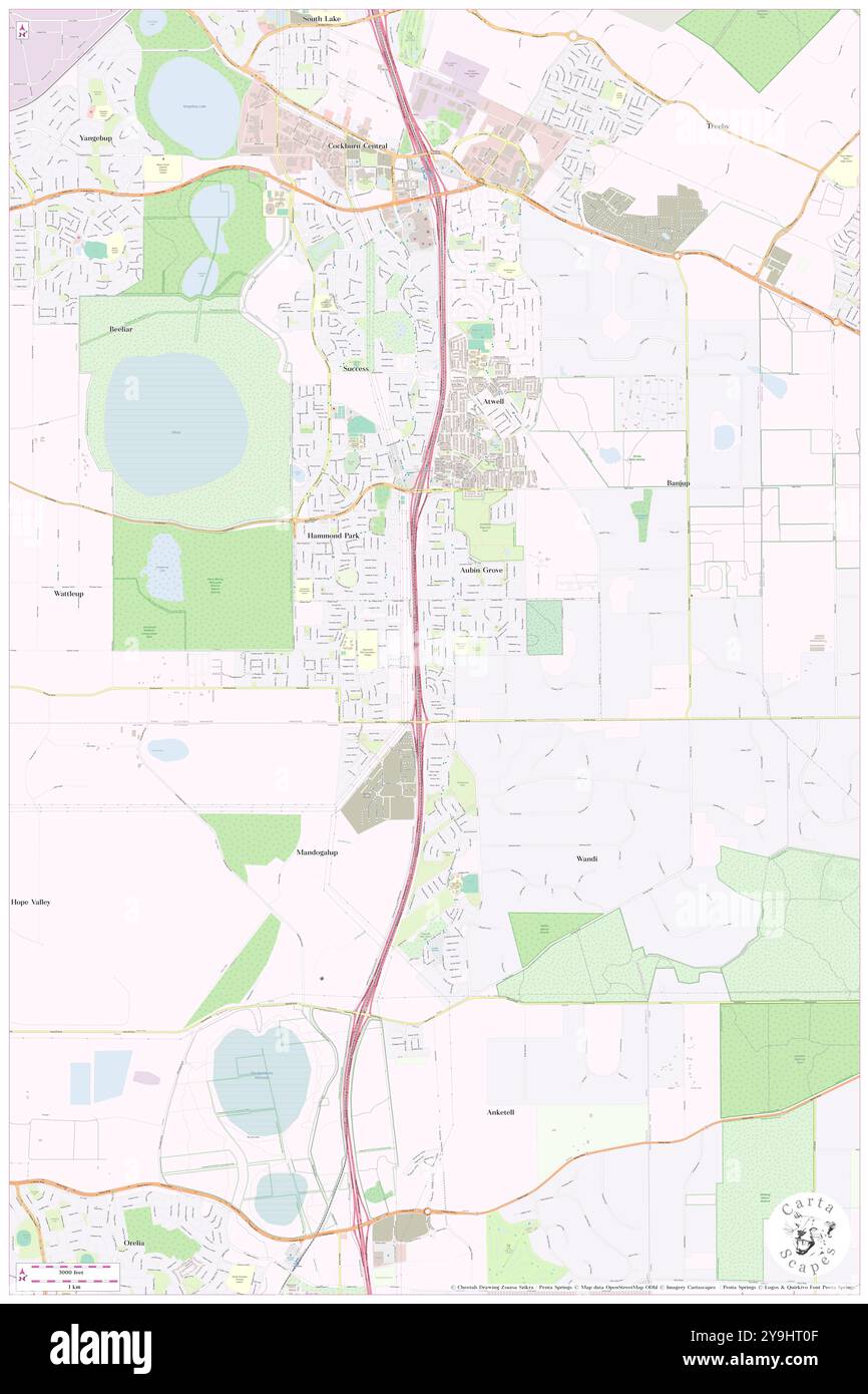 Edulis Park, City of Cockburn, AU, Australia, Western Australia, S 32 ...