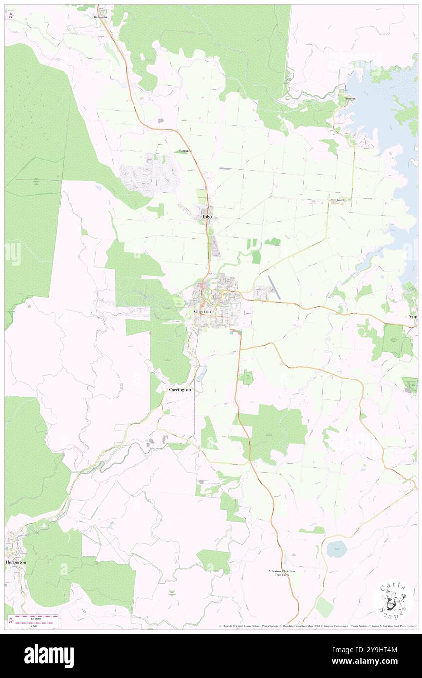 Atherton queensland map Cut Out Stock Images & Pictures - Alamy