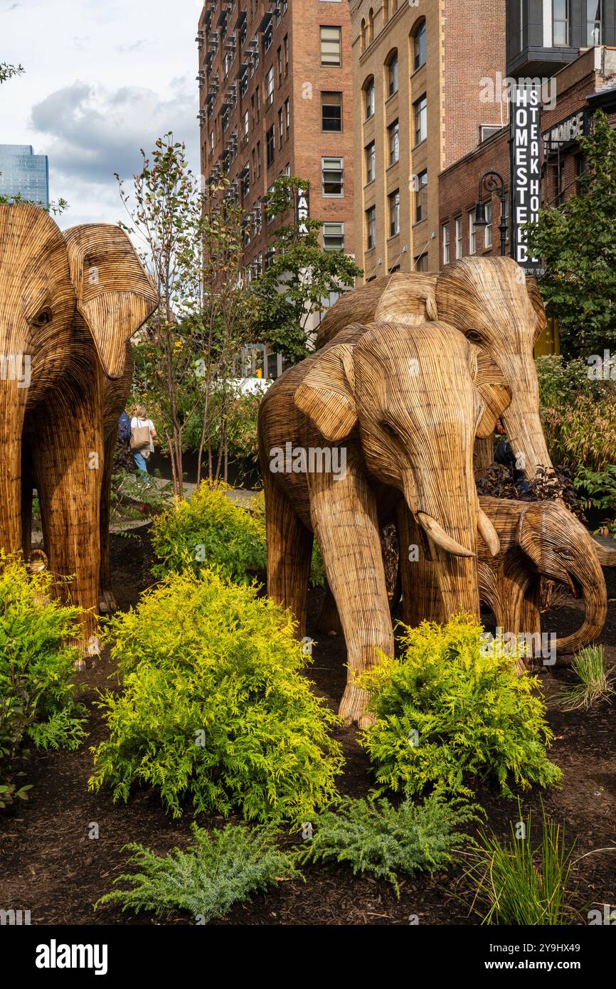 The great elephant migration, public art display features life-size ...