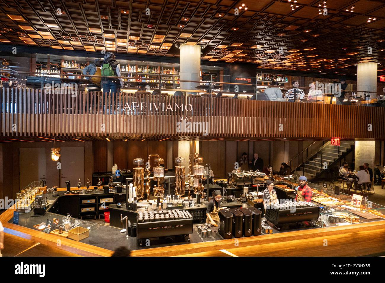 Starbucks Reserve Roastery is a coffee house/restaurant/gift shop ...