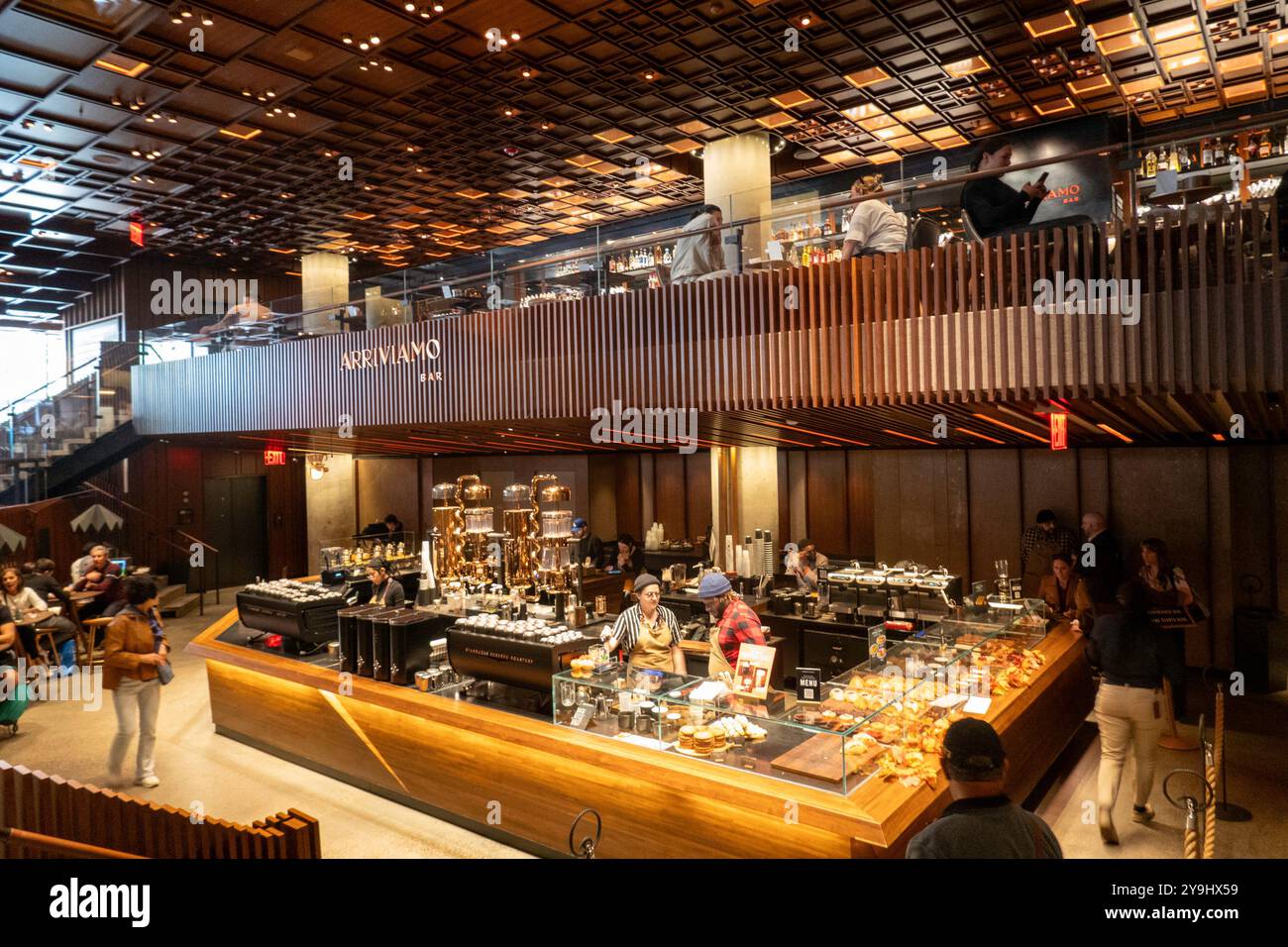 Starbucks Reserve Roastery is a coffee house/restaurant/gift shop ...