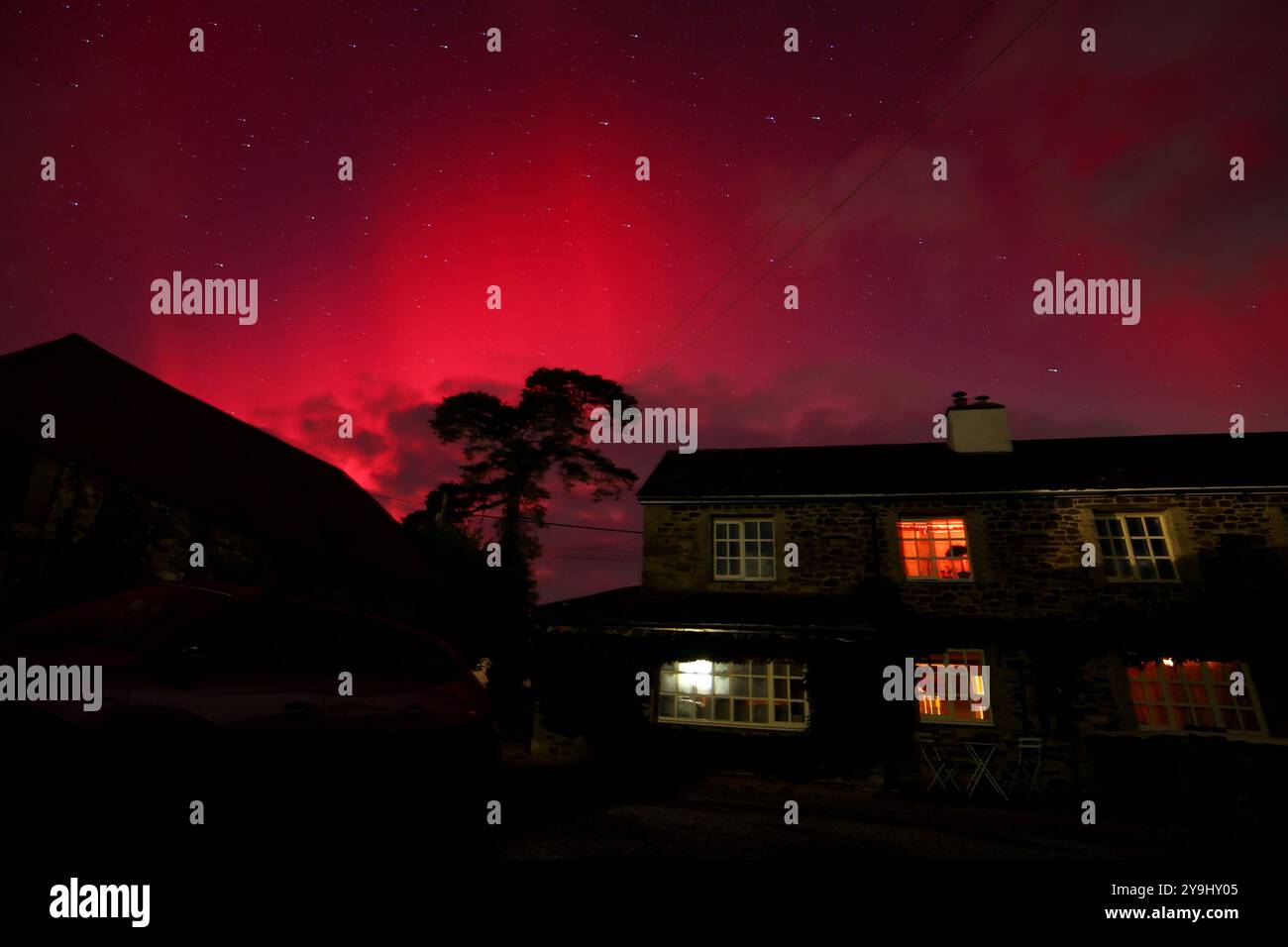 Doddiscombsleigh, Devon, UK. 10th Oct, 2024. UK Weather: Northern ...