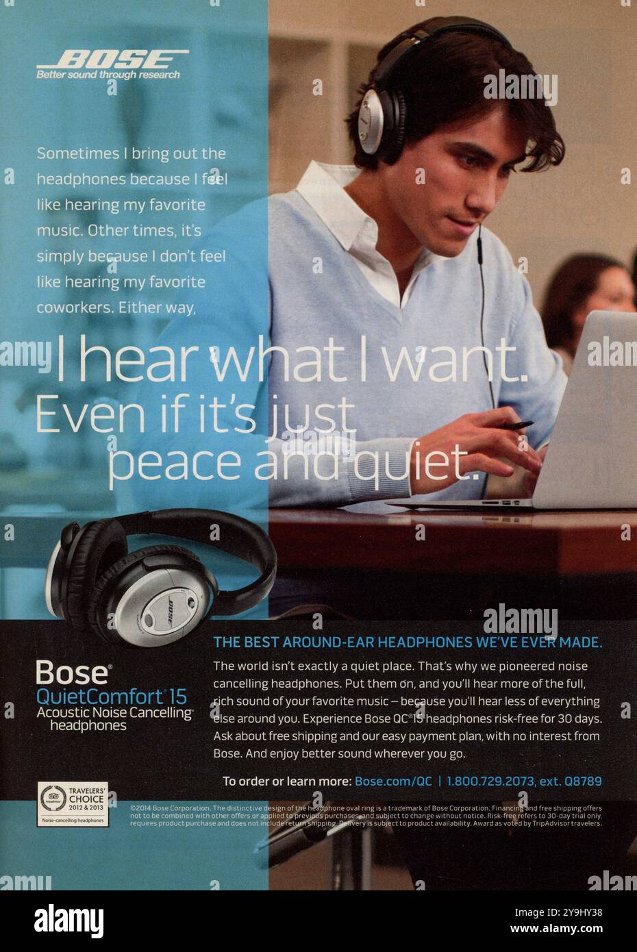 Bose quiet comfort hi-res stock photography and images - Alamy
