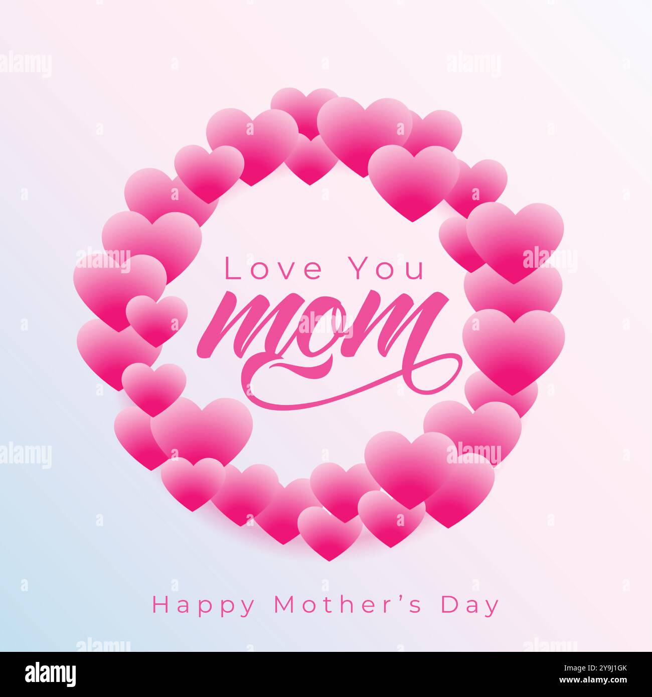beautiful mothers day wishes background with love you mom message ...