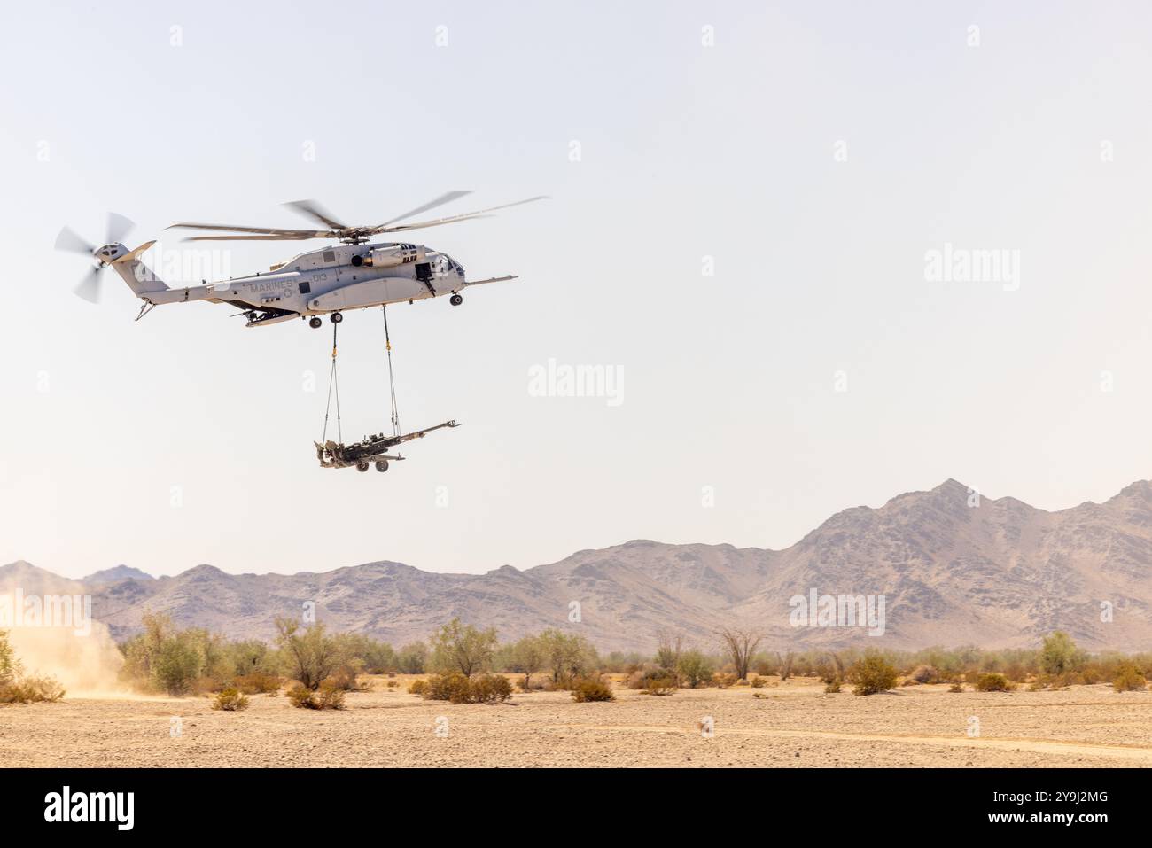 U.S. Marines with Marine Aviation Weapons and Tactics Squadron One, CH ...