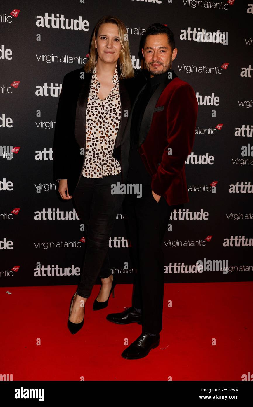 London, UK. 09th Oct, 2024. Hannah Graf and Jake Graf attend the ...