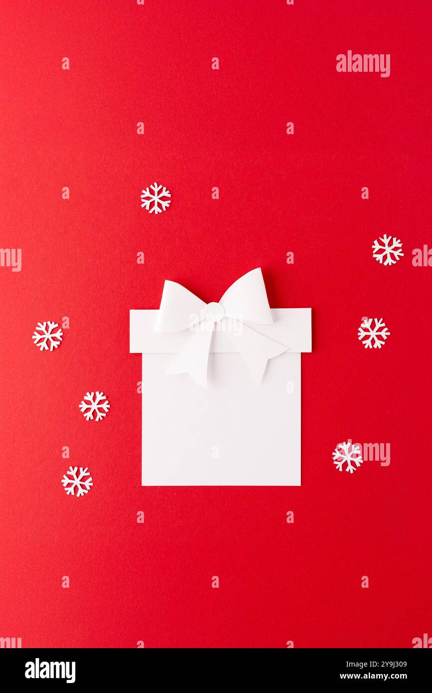 simple paper cutouts to create a festive, holiday themed visual that ...