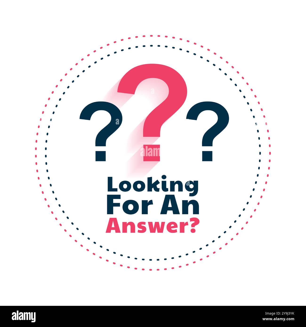 ask and answer a doubt clearing question mark background vector Stock ...
