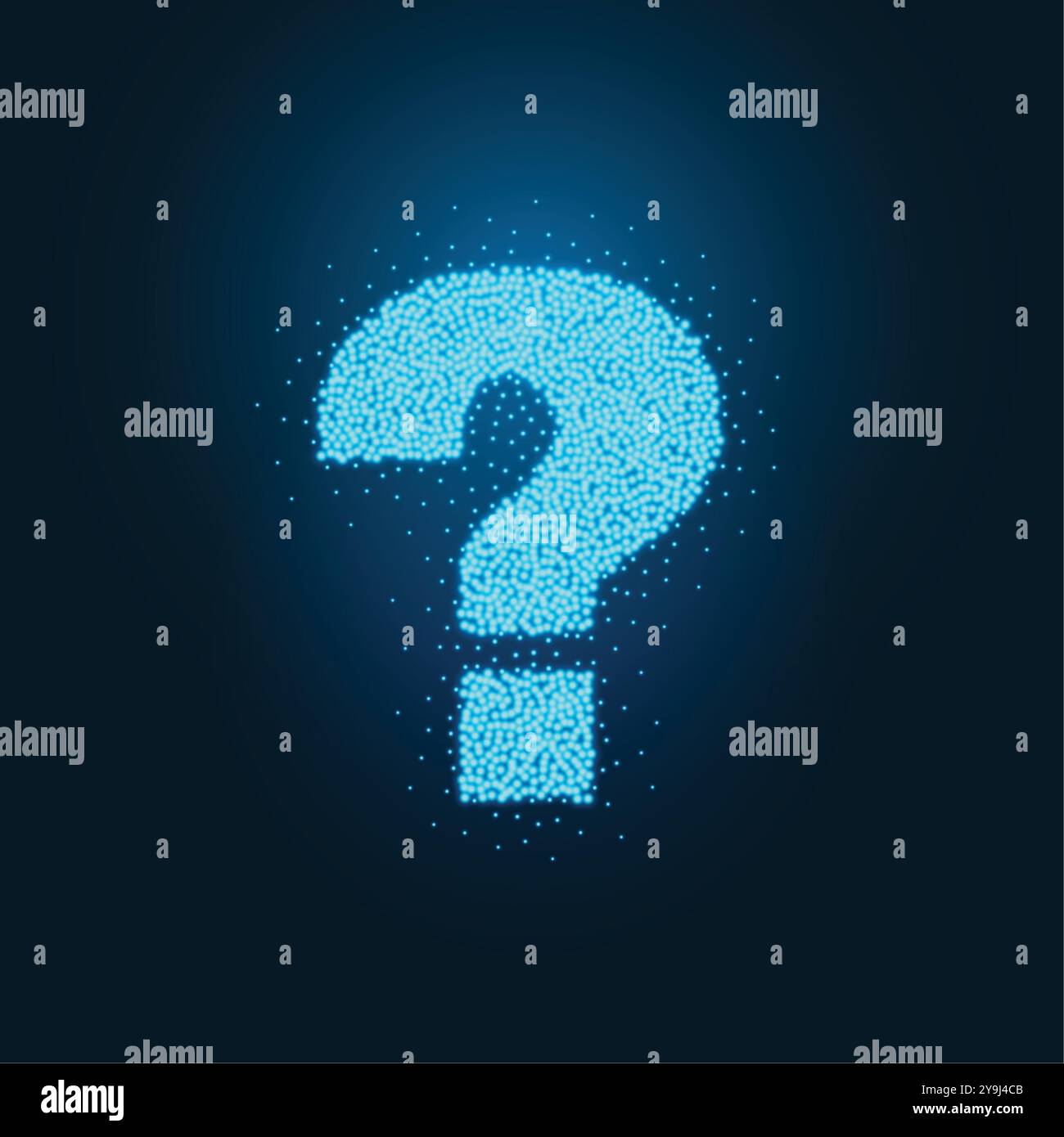 particle style question mark background design for query vector Stock ...