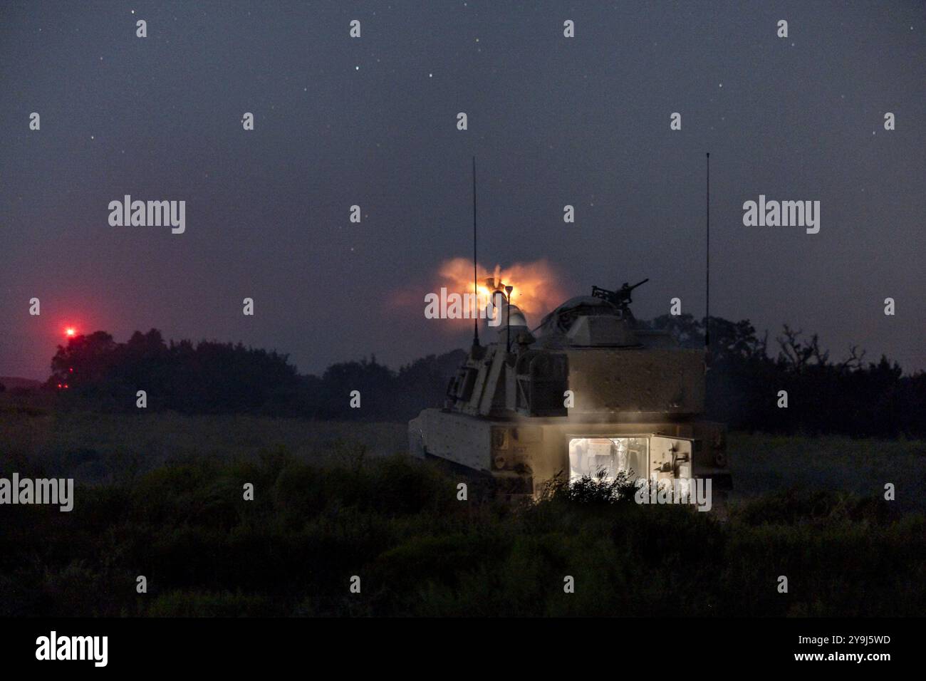 U.S. Army Paladin M109A6, 2nd Battalion, 82nd Field Artillery, 3rd ...