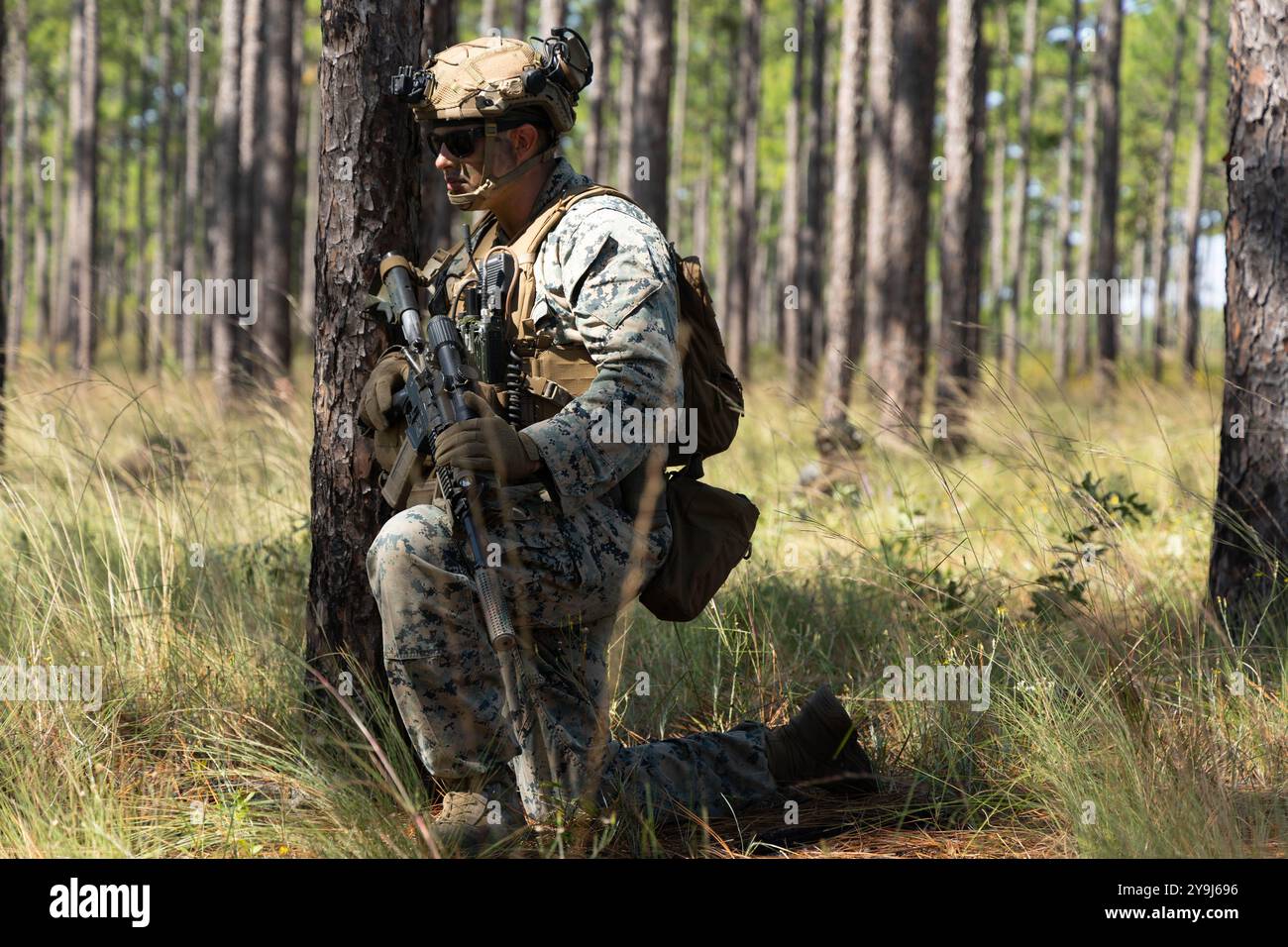 U.S. Marine Corps Staff Sgt. Christopher Harbin, an Infantry Unit ...