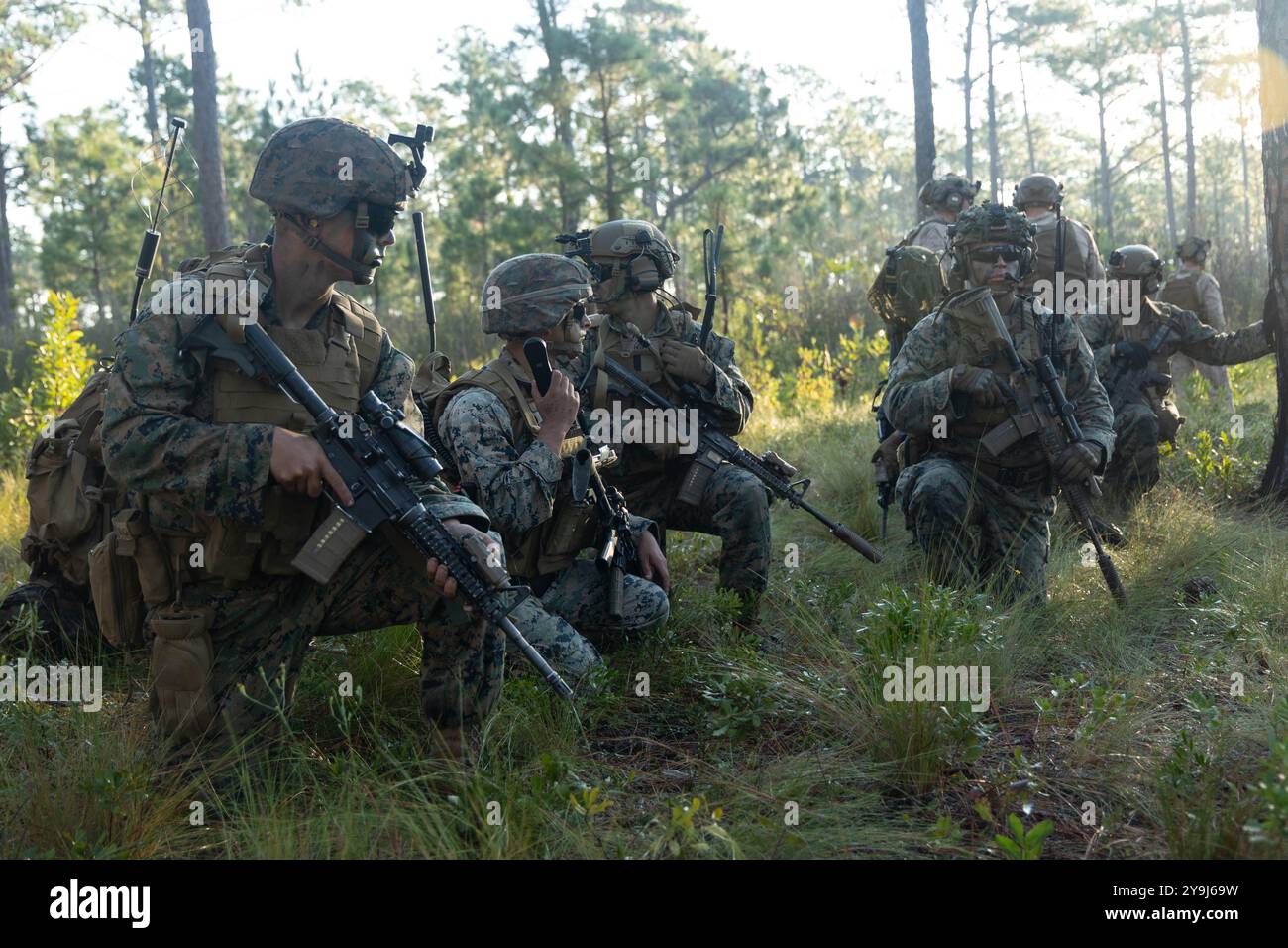 U.S. Marines with Kilo Company, 3rd Battalion, 6th Marine Regiment, 2nd ...