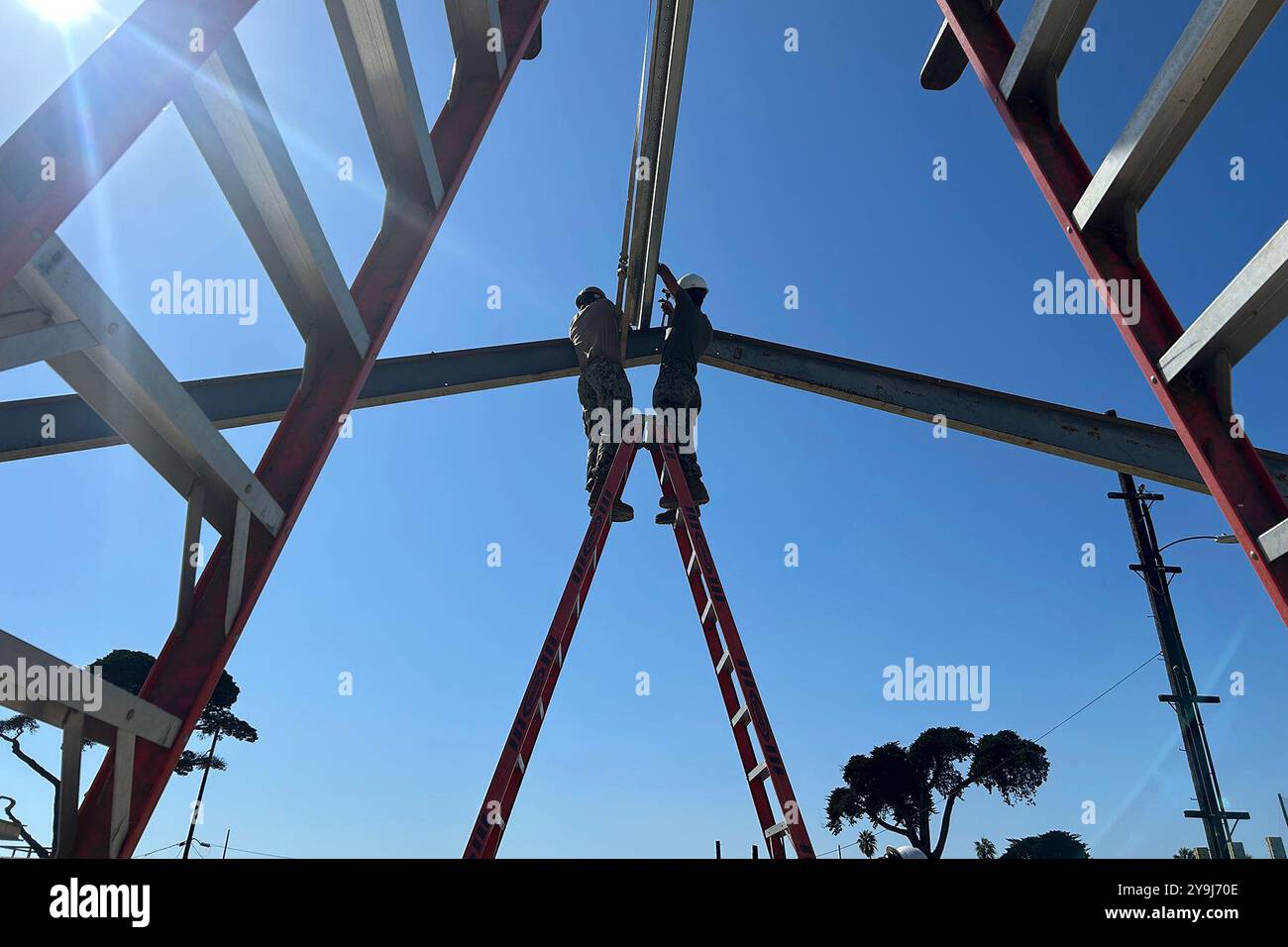 Usa. 24th Sep, 2024. Seabees assigned to Naval Mobile Construction ...