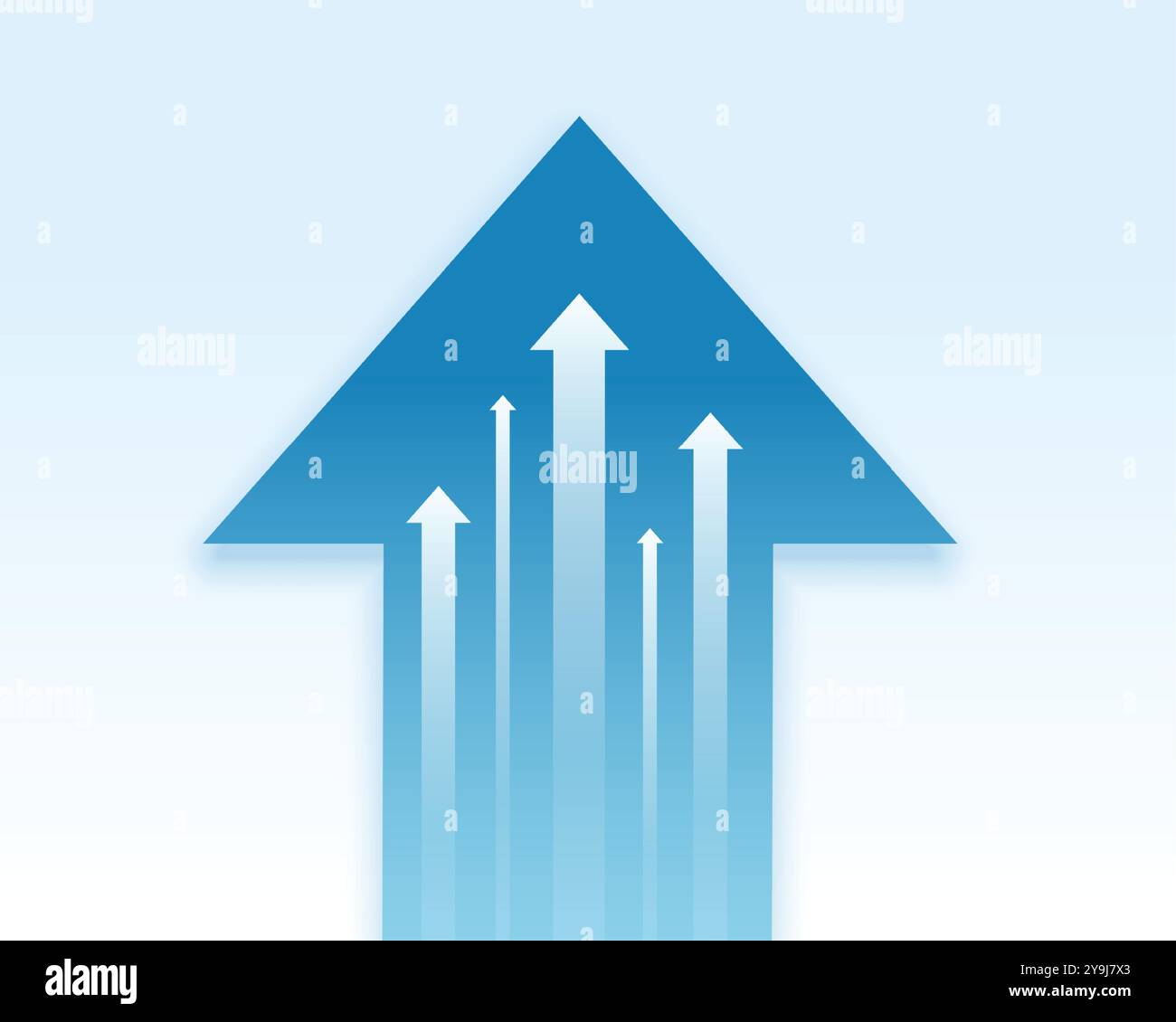 leadership success arrow concept background to achieve goal vector ...