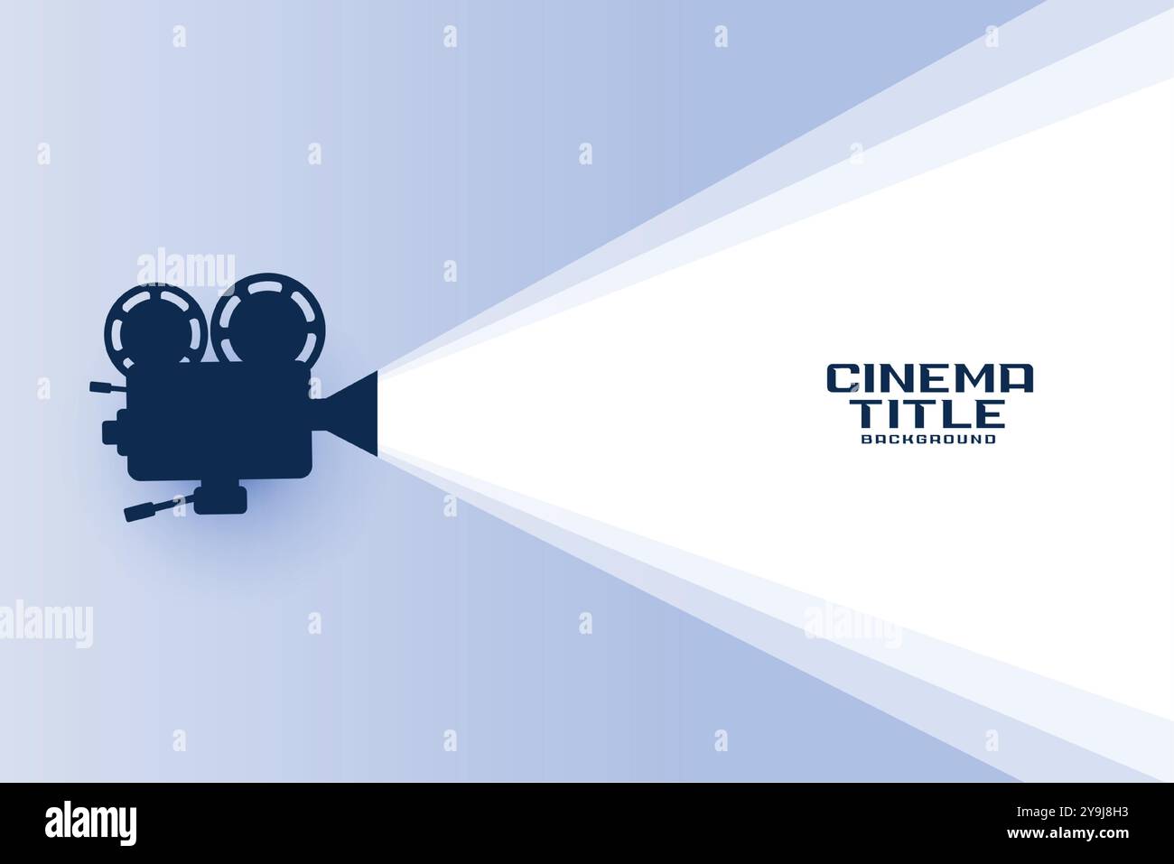 film production camera cinema title background vector Stock Vector ...