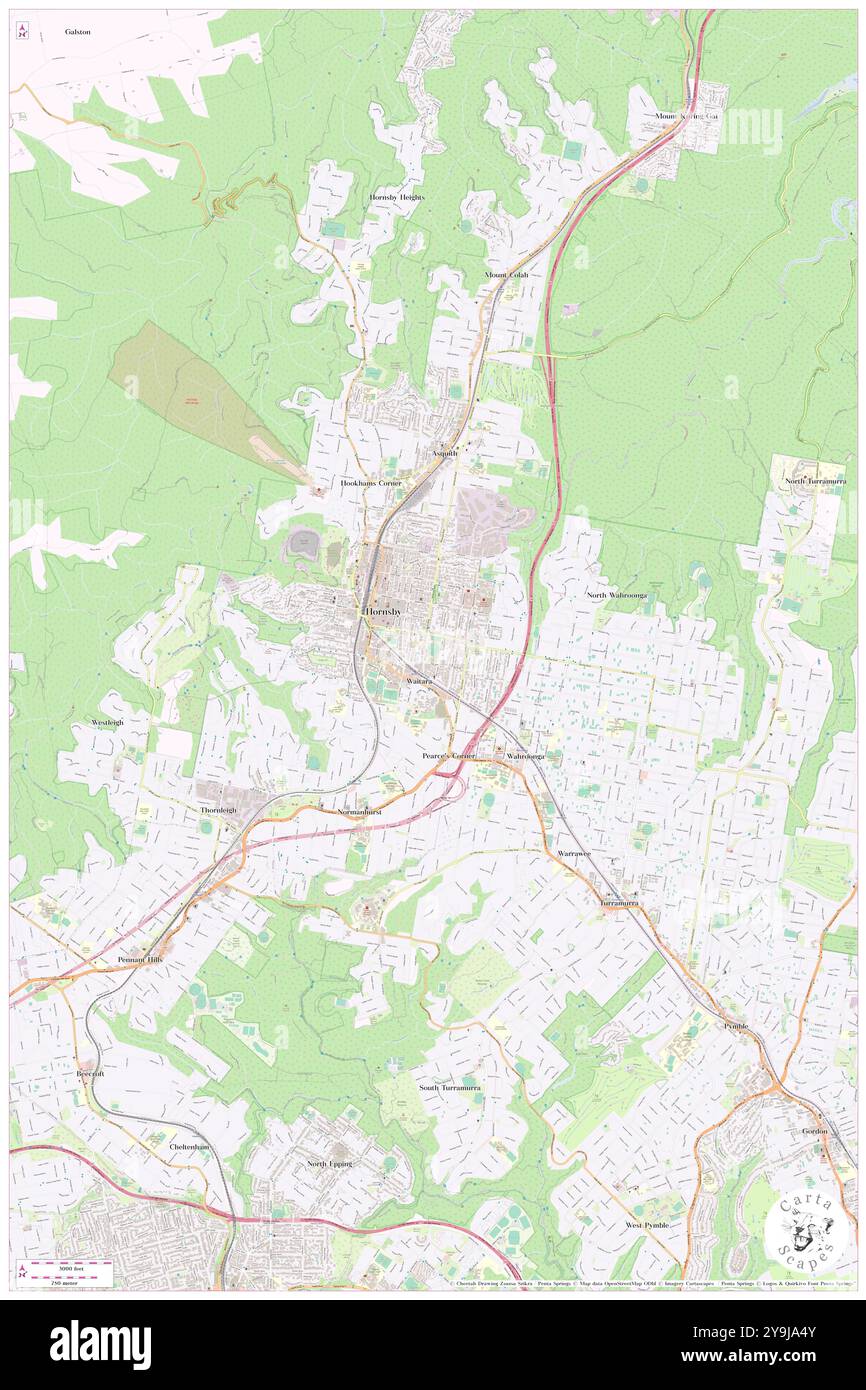 Waitara Park, Hornsby Shire, AU, Australia, New South Wales, S 33 42 ...