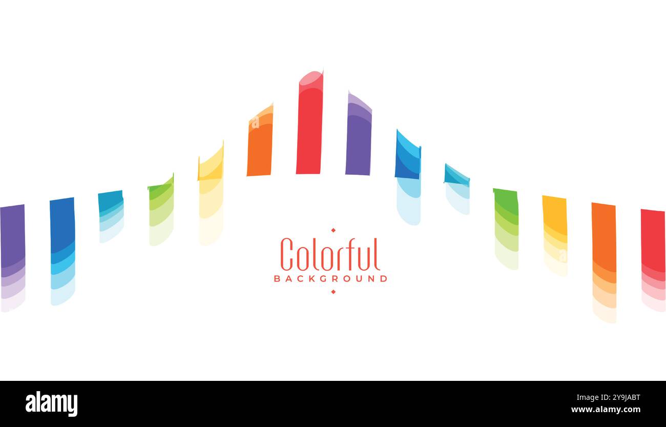 creative rainbow colorful abstract background vector Stock Vector Image ...