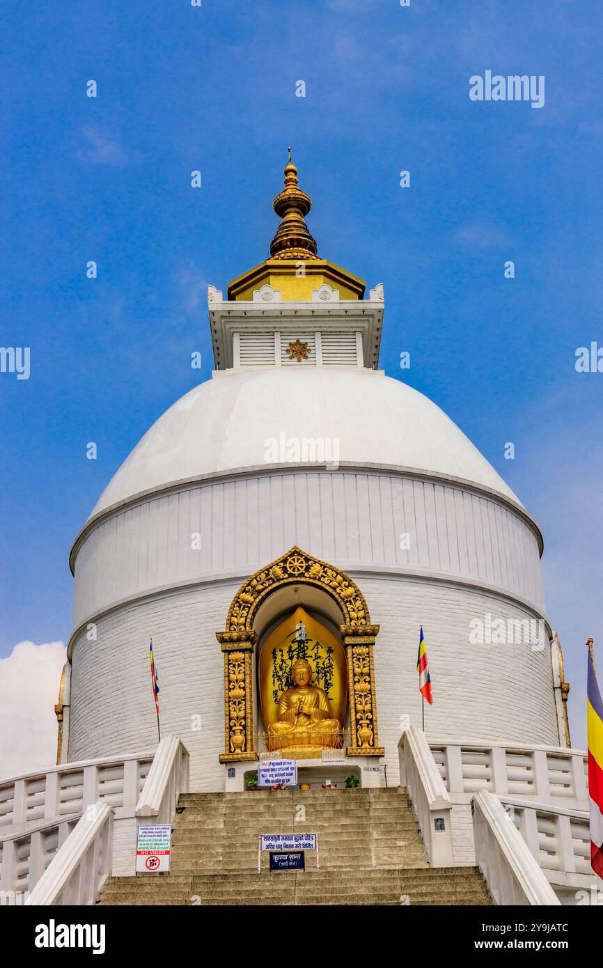 Buddhist stupa sacred building in Nepal. The greatest stupa in ...