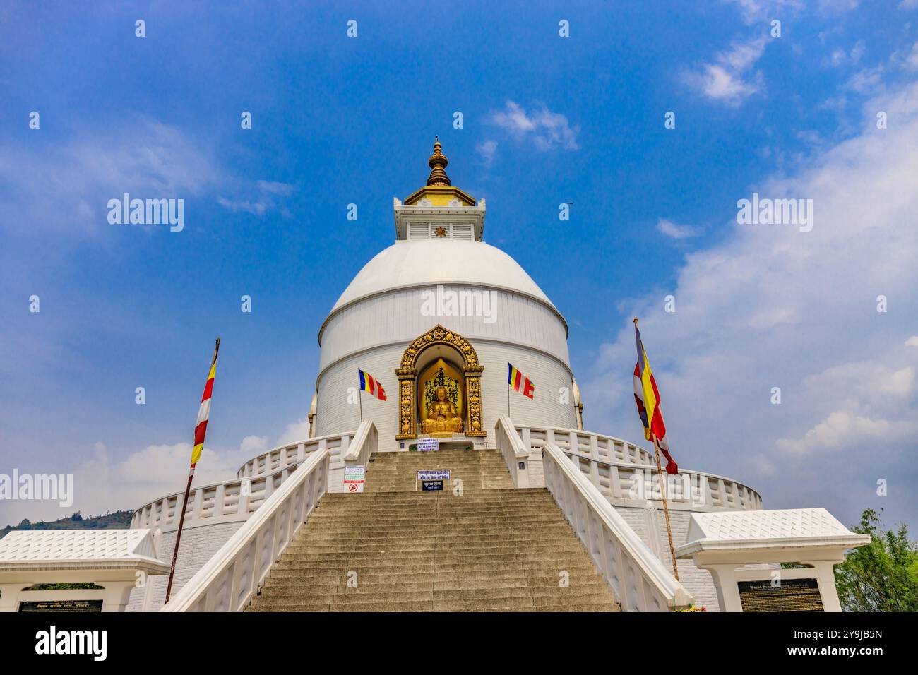 Buddhist stupa sacred building in Nepal. The greatest stupa in ...