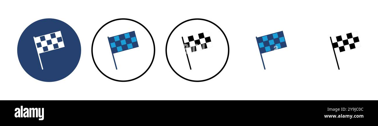 Racing flag icon vector. race flag icon.Checkered racing flag icon ...