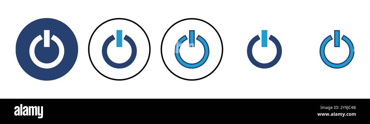 Power icon vector. Power Switch Icon. Electric power Stock Vector Image ...