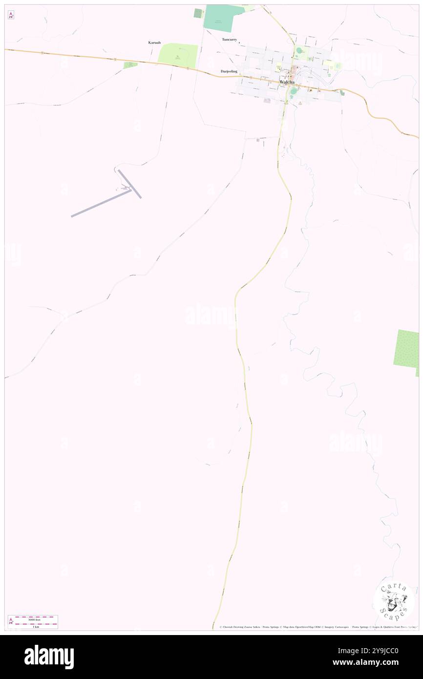 Map of walcha hi-res stock photography and images - Alamy