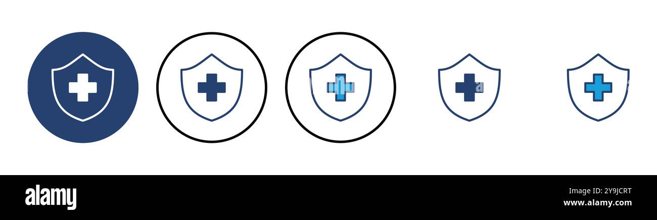 Health insurance icon vector. Insurance health document icon Stock ...