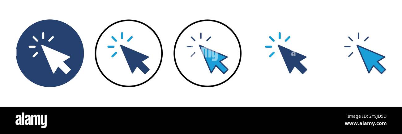 Click icon vector. pointer arrow icon. cursor icon vector Stock Vector ...