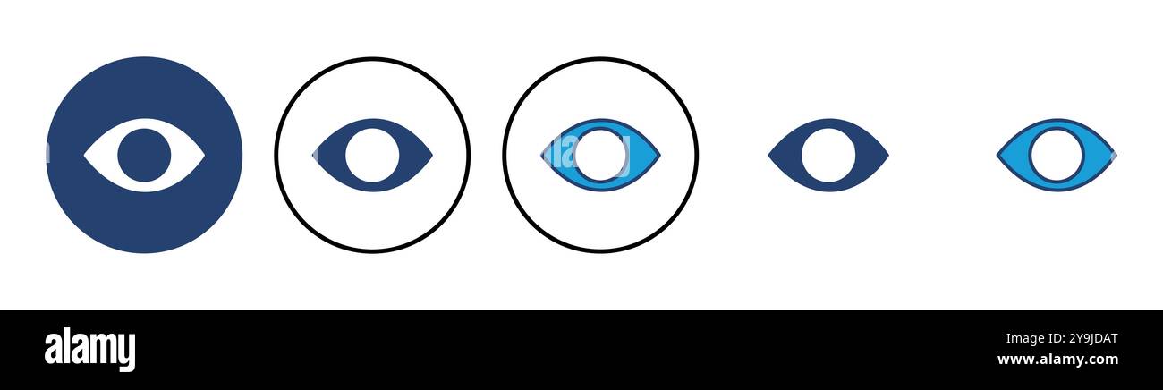 Eye icon vector. Eye vector icon. Look and Vision icon Stock Vector ...
