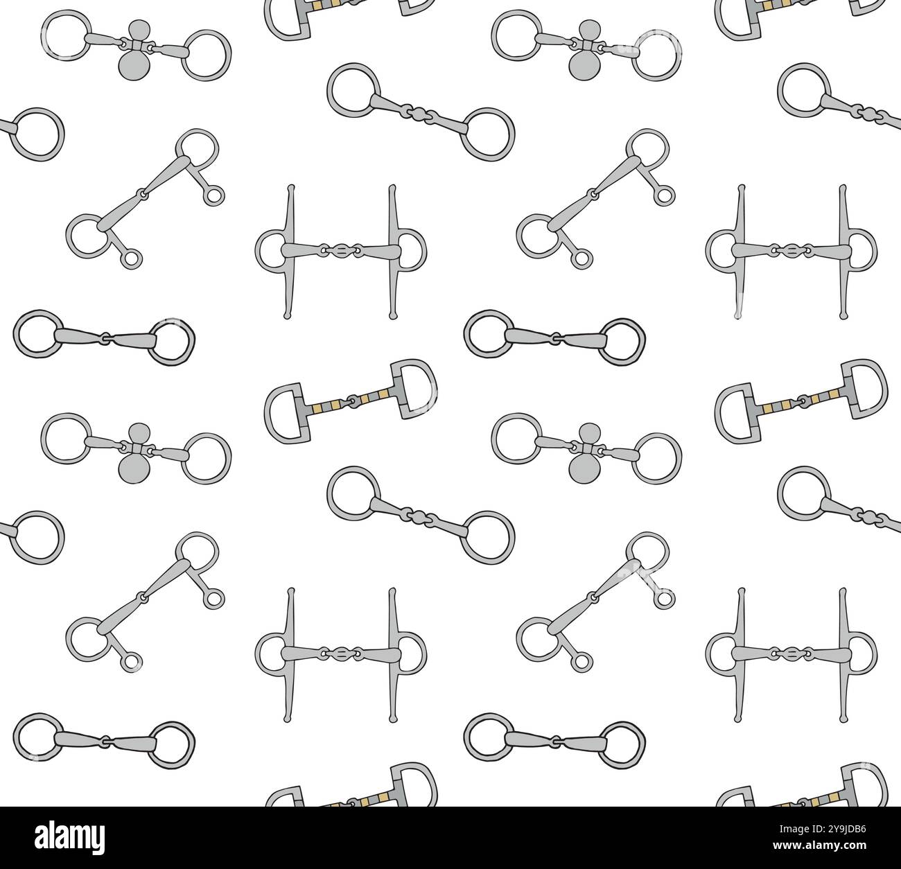 Horse bits Stock Vector Images - Alamy