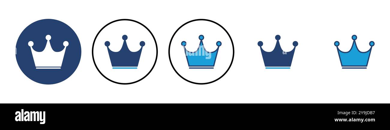 Crown icon vector. crown vector icon Stock Vector Image & Art - Alamy