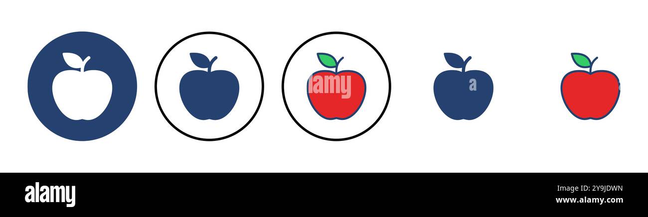 Apple icon vector. Apple vector icon. apple symbols for your web design ...