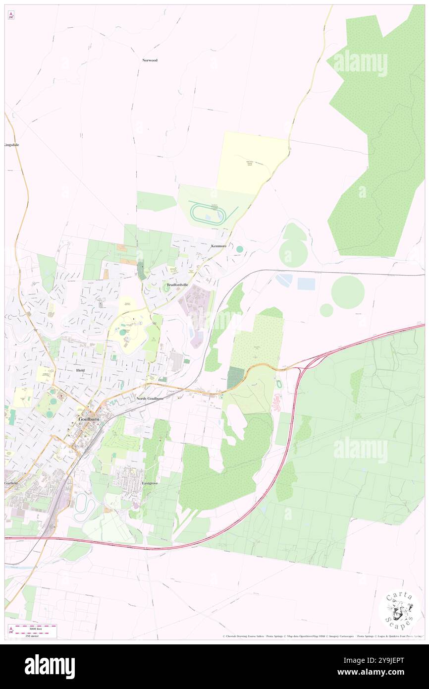 Map of goulburn mulwaree hi-res stock photography and images - Alamy