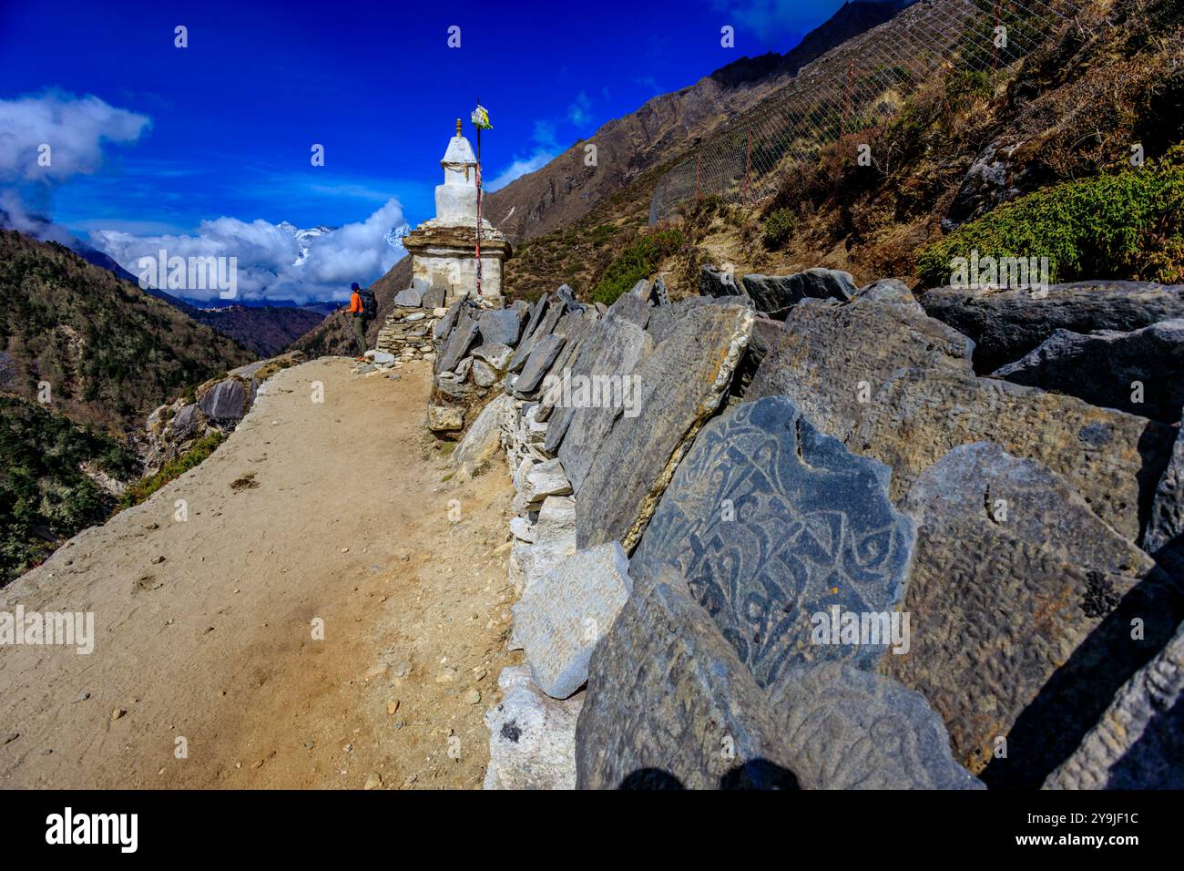 Buddhist stupa sacred building in Nepal. The greatest stupa in ...