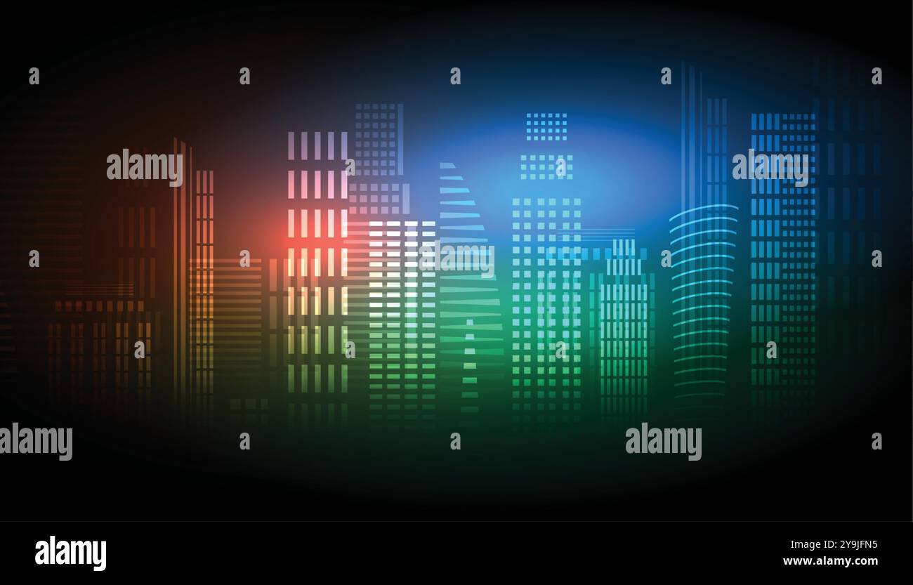 colorful skyscraper building banner explore beauty of architecture ...