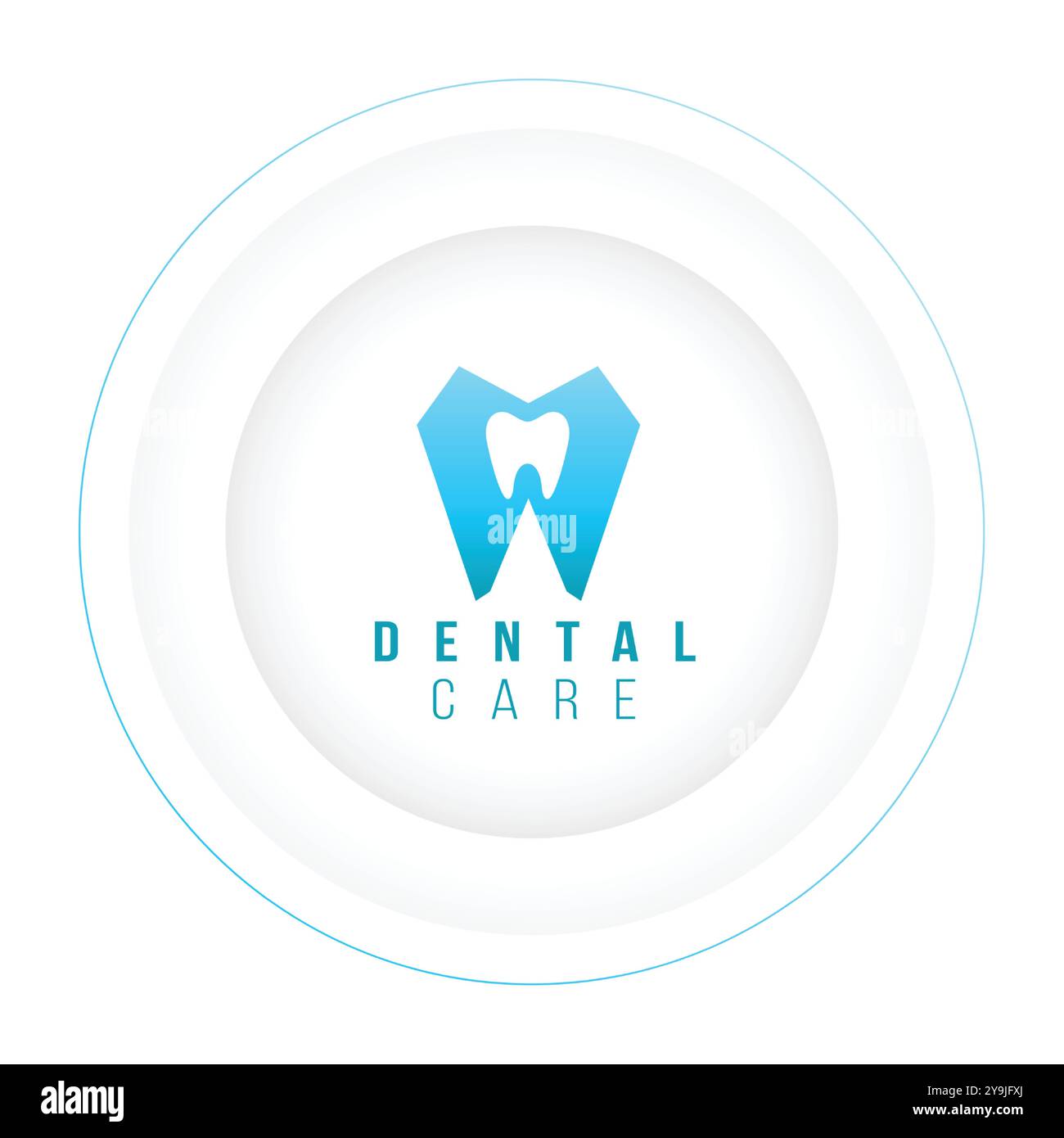dental oral tooth care logo sign template vector Stock Vector Image ...