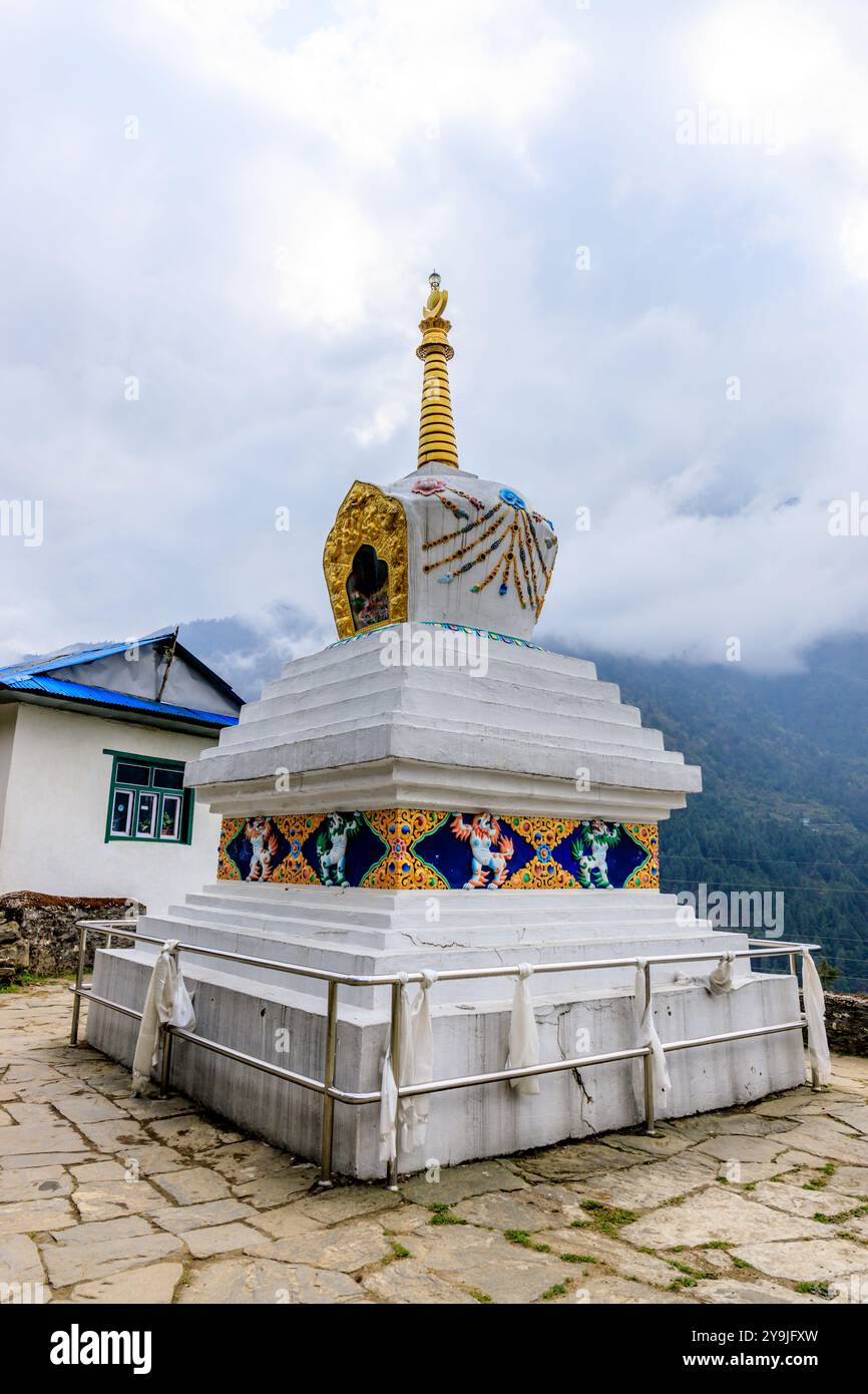 Buddhist stupa sacred building in Nepal. The greatest stupa in ...
