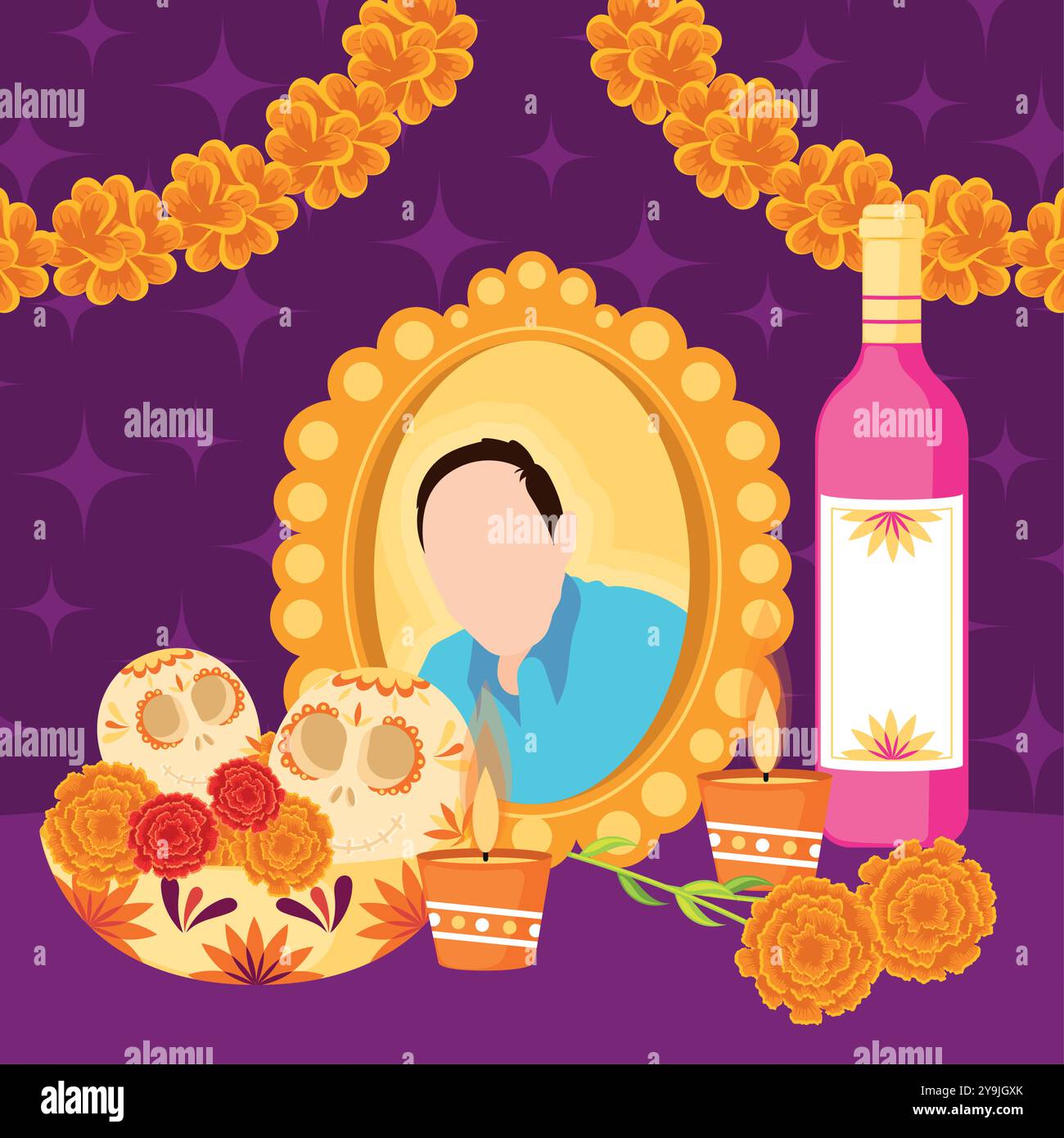 Dia de los muertos photos Stock Vector Images - Alamy